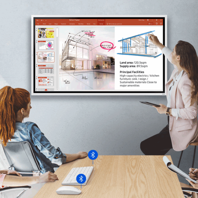Noleggio lavagna multimediale Samsung Flip 2 da 55”- BOFF Digital